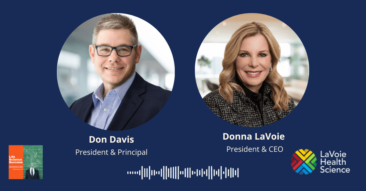 Donna LaVoie featured in Life Science Success Podcast | LaVoieHealthScience